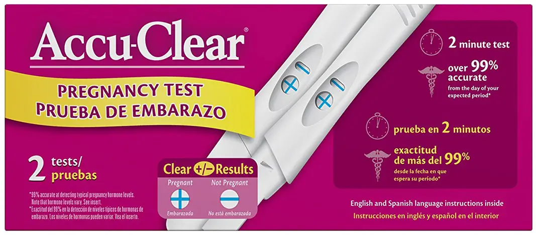 Accu Clear Pregnancy Test - Sensitive, Accurate & Affordable